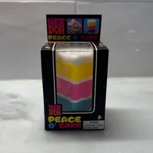 Needoh | Toys | Needoh Peace O Cake Stacking Squishy Toy White Yellow ...